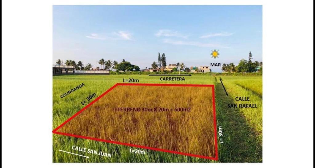 TERRENO RECTANGULAR EN ESQUINA CON DIMENSIONES 30mX20m = 600m2 | Busco ...
