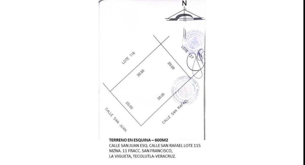 TERRENO RECTANGULAR EN ESQUINA CON DIMENSIONES 30mX20m = 600m2 | Busco ...