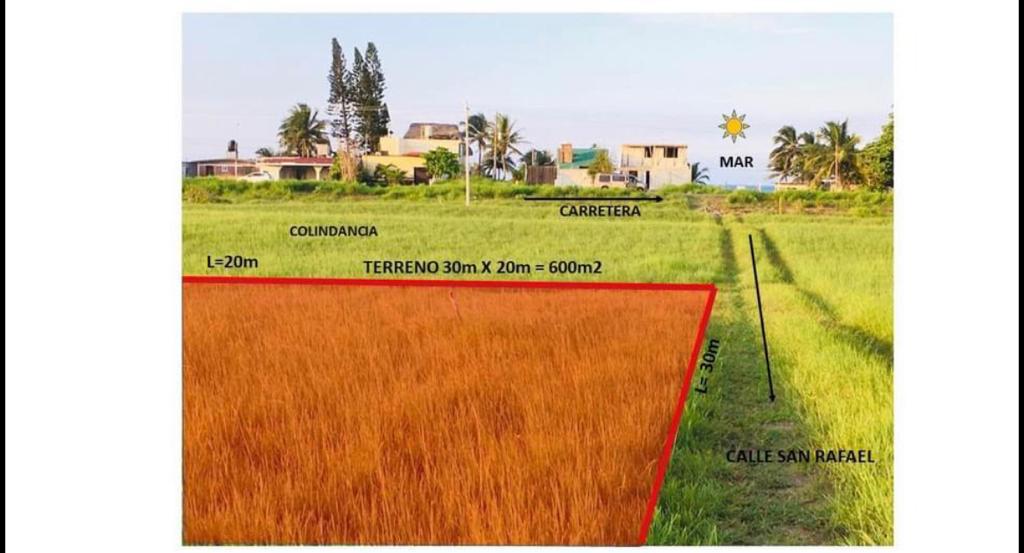 TERRENO RECTANGULAR EN ESQUINA CON DIMENSIONES 30mX20m = 600m2 | Busco ...